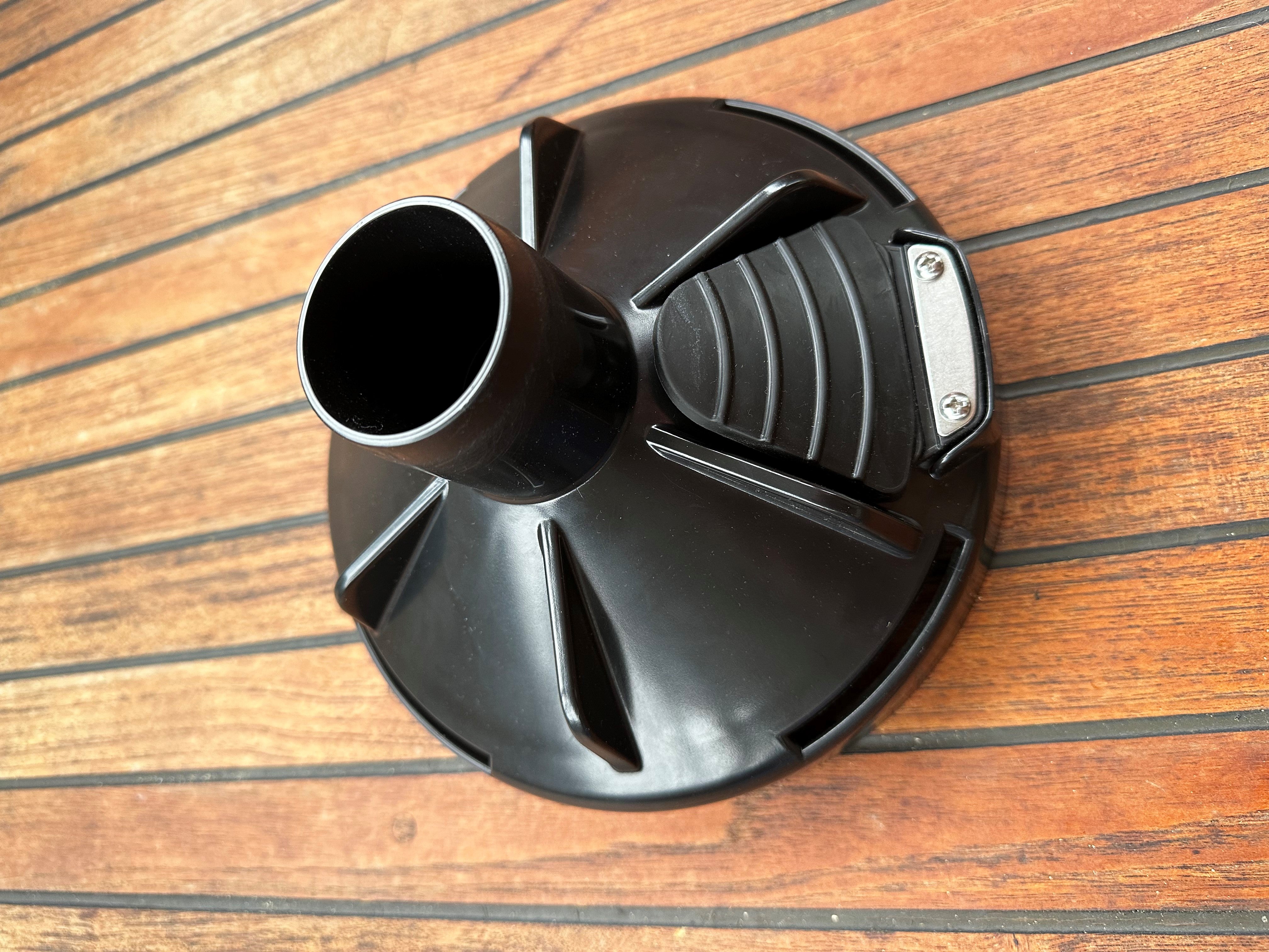 Inlet Lid with Drain Valve, Inlet Valve, Stainless Screen – The VacDaddy